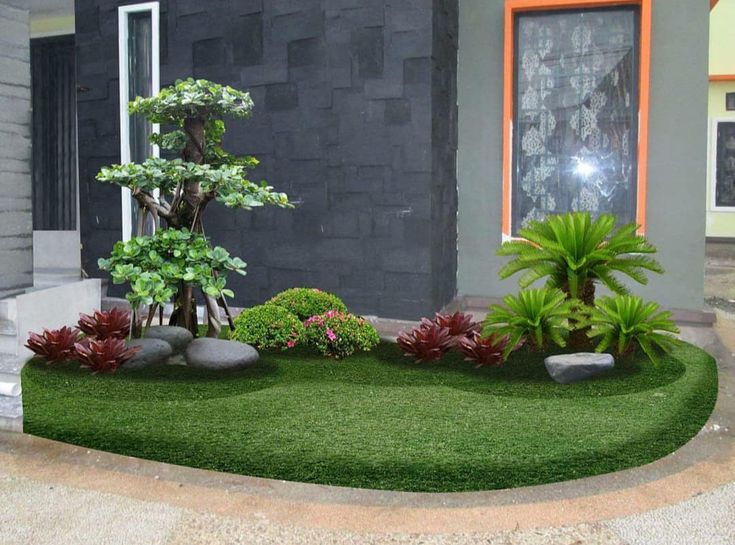 15 Inspirasi Taman Minimalis Lahan Kecil Depan Rumah Yang Estetik
