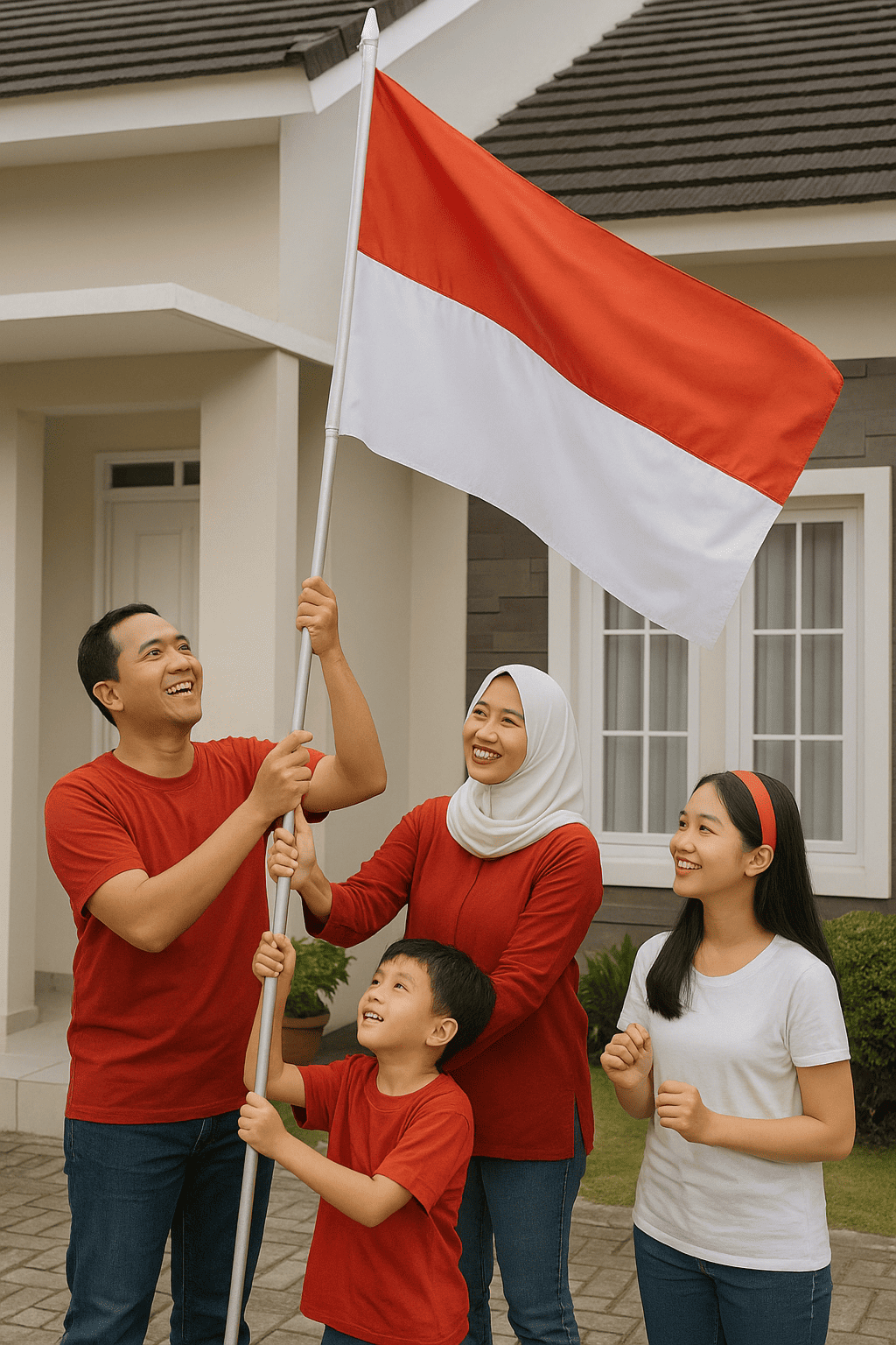 Tips Pasang Bendera di Depan Rumah agar Estetik dan Tetap Nasionalis