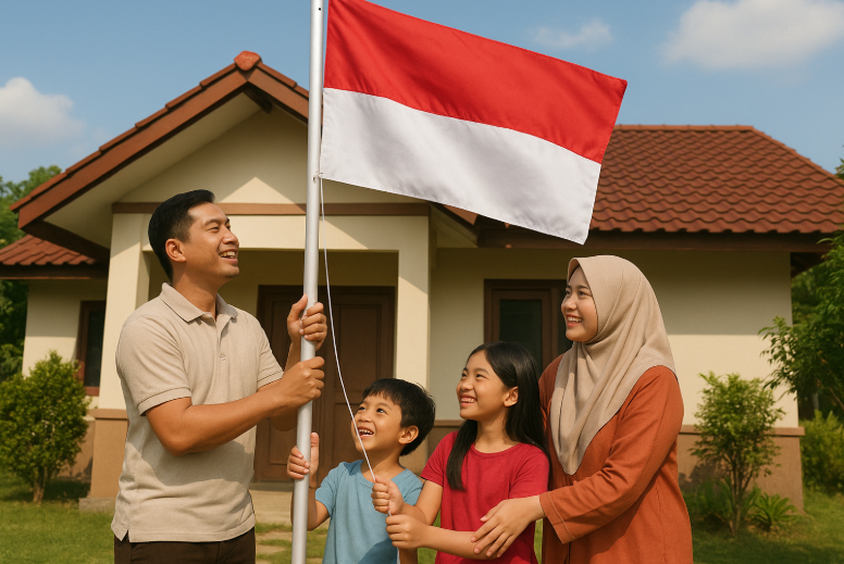 Tips Pasang Bendera di Depan Rumah agar Estetik dan Tetap Nasionalis